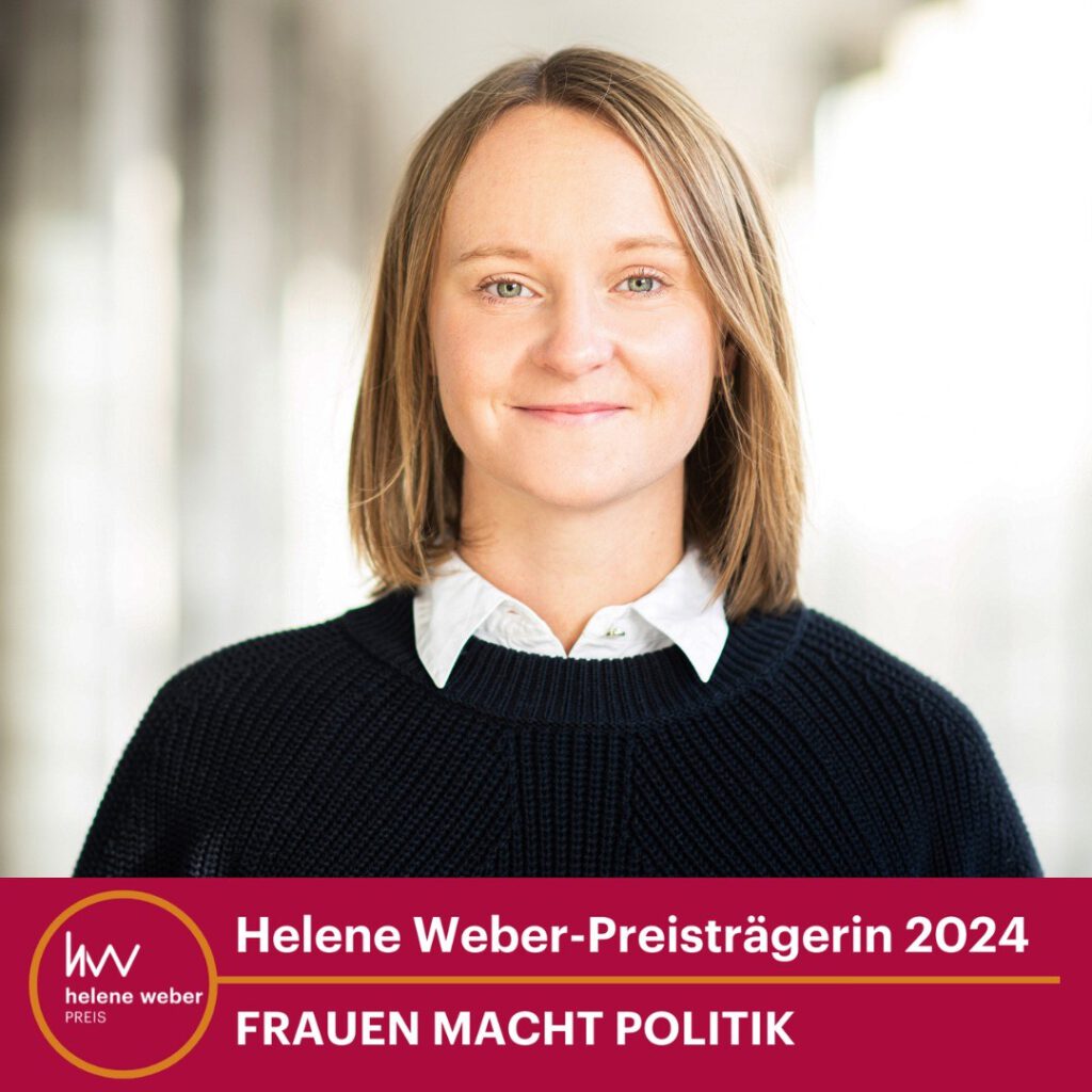 Grünen-Stadträtin Dr. Marilena Geugjes erhält Helene Weber-Preis 2024 ...